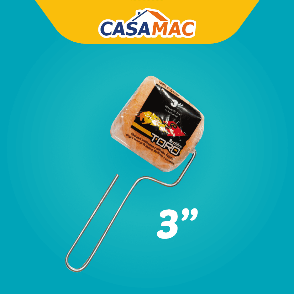 RODILLO AMARILLO TORO DE 3″ – CASAMAC