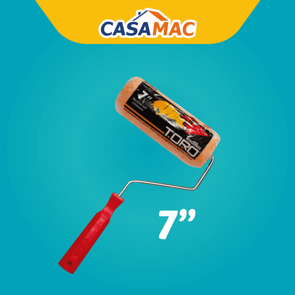 RODILLO AMARILLO TORO DE 7″ – CASAMAC
