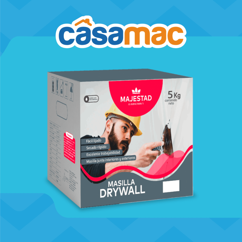 MASILLA DRYWALL MAJESTAD DE 5 KG – CASAMAC